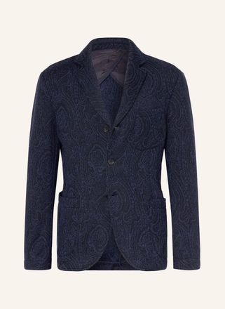 Etro Etro Strick-Sakko Regular Fit blau