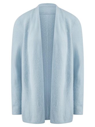 include Long-Strickjacke aus Kaschmir include blau