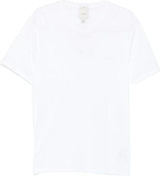 Calvin Klein T-shirt Slim Fit avec logo appliqu&eacute; - Homme - Tops - Blanc - Taille: S
