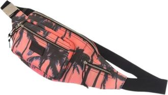 Saint Laurent unisex, Pre-owned, Rose, Taille: ONE Size Sac Banane Vintage en Nylon Pre-owned