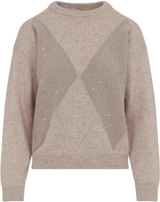 PESERICO Rundhalspullover - Beige