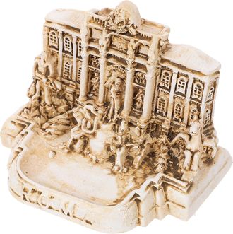 Artibetter ARTSEWPLY Modell der Trevi Brunnenkirche aus Kunstharz Stilvolle Desktop Skulptur Tischdekoration f&uuml;r Zuhause und B&uuml;ro Kleiner Architekturstatue Gesch