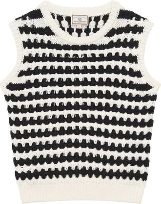 Ines De La Fressange Femme, Pulls, Noir, Taille: 38 FR Rosie Crochet Top