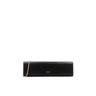 Kazar Elegante schwarze Clutch-Tasche mit l&auml;nglicher Form - - Bags - Damen - Schwarzk - ONE SIZE