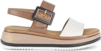 Gabor Femme, Chaussures, Beige, Taille: 39 EU Sandale compens&eacute;e &agrave; plateforme