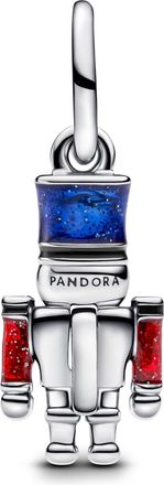 Pandora Moments Beweglicher Nussknacker Charm-Anhänger aus Sterling Silber mit Zirkonia, Kompatibel Moments und ME Armbänder, 793583C01