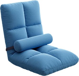 Generic Leichter Bodenstuhl mit Rückenstütze - verformungsbeständiger Loungesessel für Erkerfenster, Gaming lesen und meditieren - leicht überall zu bewegen u