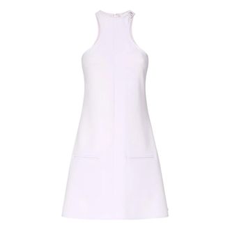 Courr&egrave;ges A-Linien Kleid aus Scuba-Material ohne &Auml;rmel - - Dresses - Damen - Rosa - S
