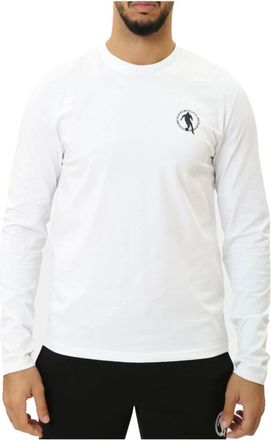 Dirk Bikkembergs Homme, Sweatshirts et sweats &agrave; capuche, Blanc, Taille: L Maglia