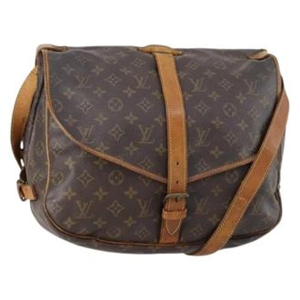 Louis Vuitton Sac bandouli&egrave;re en toile Pre-owned - Femme - Pre-owned - Brun - Taille: ONE Size