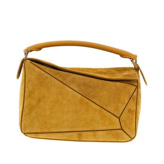 Loewe Suede leather small Puzzle bag Woman One Size
