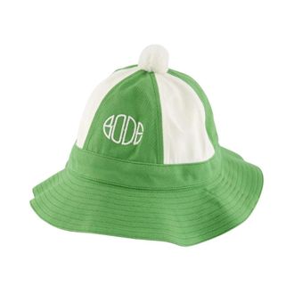 Bode Homme, Accessoires, Vert, Taille: ONE Size Chapeau de Toile Vintage en Vert