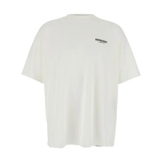Represent Wei&szlig;es Logo T-Shirt - - Tops - Herren - Wei&szlig; - S