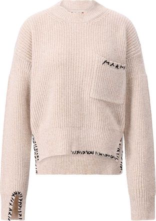Marni Strickpullover mit Stehkragen