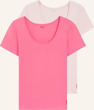 HUGO BOSS Hugo Unterw&auml;sche Top Twin T-Shirt Rn Regular Fit pink