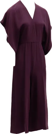 Valentino Garavani Women Dark Purple Jumpsuit