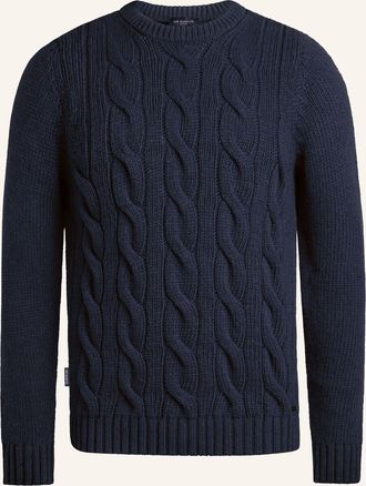 MR MARVIS Mr Marvis Pullover The Cable Knit Pullover blau