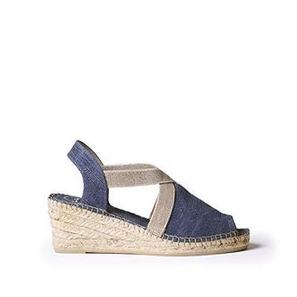 Toni Pons Espadrille Femme en Tissu - Breda-V Marine, 37 EU