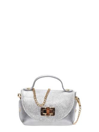 Roberta M Silber Rindsledertasche