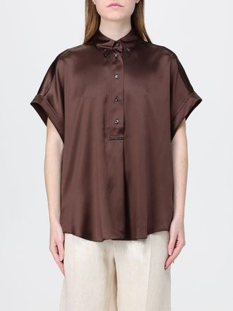 Brunello Cucinelli Chemise BRUNELLO CUCINELLI Femme couleur Marron