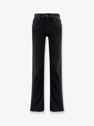 Balenciaga Denim trousers with frayed edges - BALENCIAGA - gender_Woman