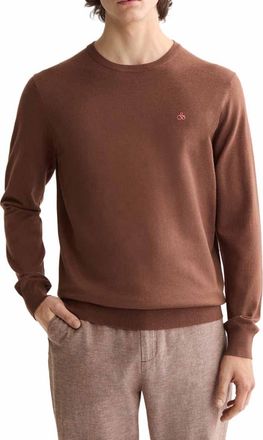 Scotch & Soda Herren-Pullover mit Rundhalsausschnitt, aus Ecovero-Mischgewebe, regul&auml;re Passform, Soft Silt 210, XXL