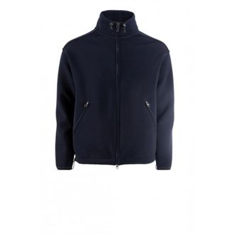 Phil Petter Homme, Sport, Bleu, Taille: 3XL Veste zipp&eacute;e technique en jersey contrecoll&eacute;