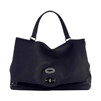 Zanellato Femme, Sacs, Noir, Taille: ONE Size Sac Postina Small en cuir