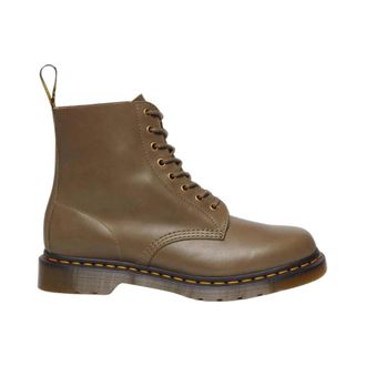 Dr. Martens Carrara Leder-Stiefeletten - - Shoes - Herren - Gr&uuml;n - 41 EU