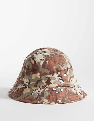 Icecream Choc Chip - Anglerhut mit durchgehendem Military-Muster-Bunt