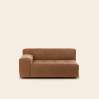 Madura Canap&eacute; Modulable Accoudoir G Uberto Opal caramel - MARRON