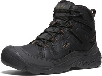 Keen Circadia Mid wasserdichte Wanderstiefel für Herren, Black Curry, 43 EU