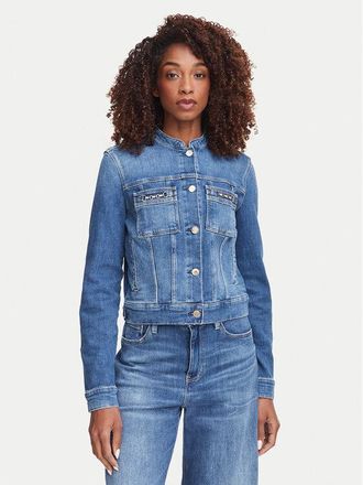 Guess Jeansjacke W6YN03 D1341 Blau Regular Fit