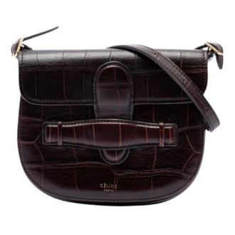 Celine Sac Mini Sym&eacute;trique Pre-owned - Femme - Pre-owned - Brun - Taille: ONE Size