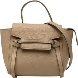 Celine Sac bandouli&egrave;re Pico Pre-owned - Femme - Pre-owned - Beige - Taille: ONE Size
