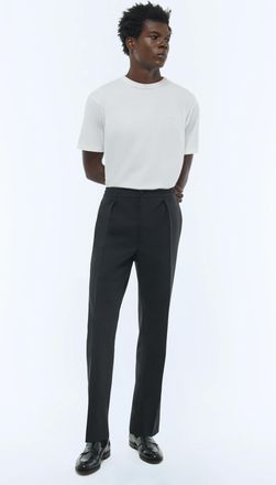 Fursac Pantalon élastiqué en toile de laine - Taille XXL - Homme
