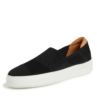 Dearfoams Damen Leichter, Bequemer Walking Sophie Sneaker, Schwarz, 36.5 EU