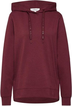 s.Oliver Sweatshirt Sweatshirt Sweatshirt im Relaxed Fit mit Seitenschlitz