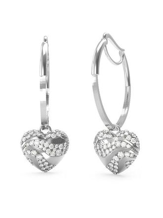 Guess Ohrringe JUBE04 505JW Silberfarben