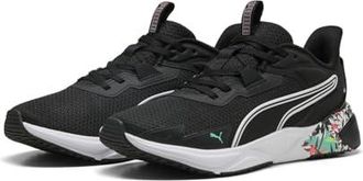 Puma Femme Disperse XT 4 WNS Tropical AOP Chaussure athlétique Tout Sport, Black White-Green Glare, 38.5 EU