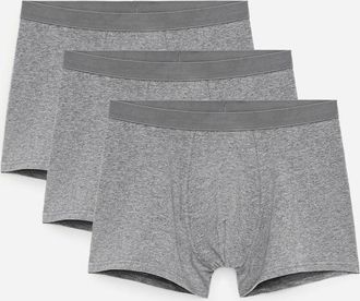 Arket Lange Boxer Aus Jersey 3er-Set -Grau