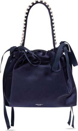 Jimmy Choo London Femme, Sacs, Bleu, Taille: ONE Size Drawstring Mini Top Handle
