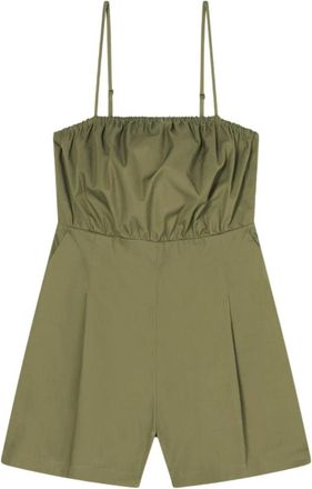 A|X Armani Exchange Femme, Combinaisons et Ensembles, Vert, Taille: 36 FR Combinaison-pantalon en serg&eacute;