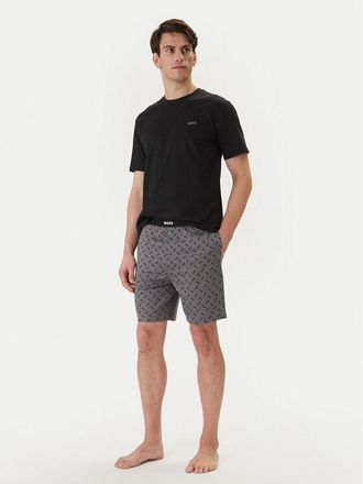 HUGO BOSS Pyjama 50557174 Schwarz Regular Fit