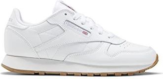 Reebok Homme Classic Leather Basket, FTWR White/FTWR White Rubber Gum-02, 35 EU