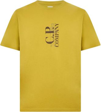 C.P. Company C.p. Company, Homme, Tops, Jaune, Taille: XL Crew-Neck T-Shirt