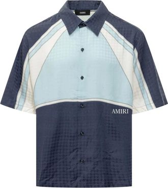 Amiri Homme, Chemises, Bleu, Taille: M Short Sleeve Chemises