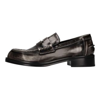 Lorena Paggi Leder-Loafer - - Shoes - Damen - Grau - 40 EU