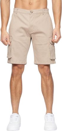 Crosshatch Frentons Cargo-Shorts f&uuml;r Herren (Steinfarben)