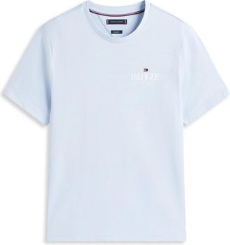 Tommy Hilfiger Homme, Tops, Bleu, Taille: XL Logo Crew Neck T-Shirt
